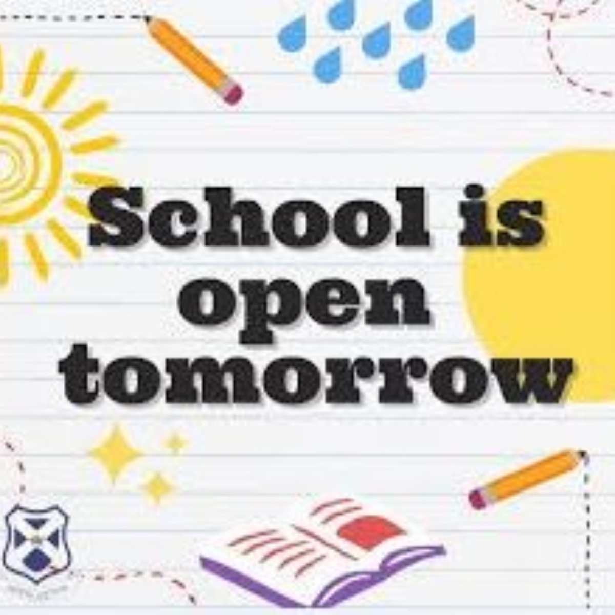 Westfield Primary School - School will be open from Friday 22.11.24